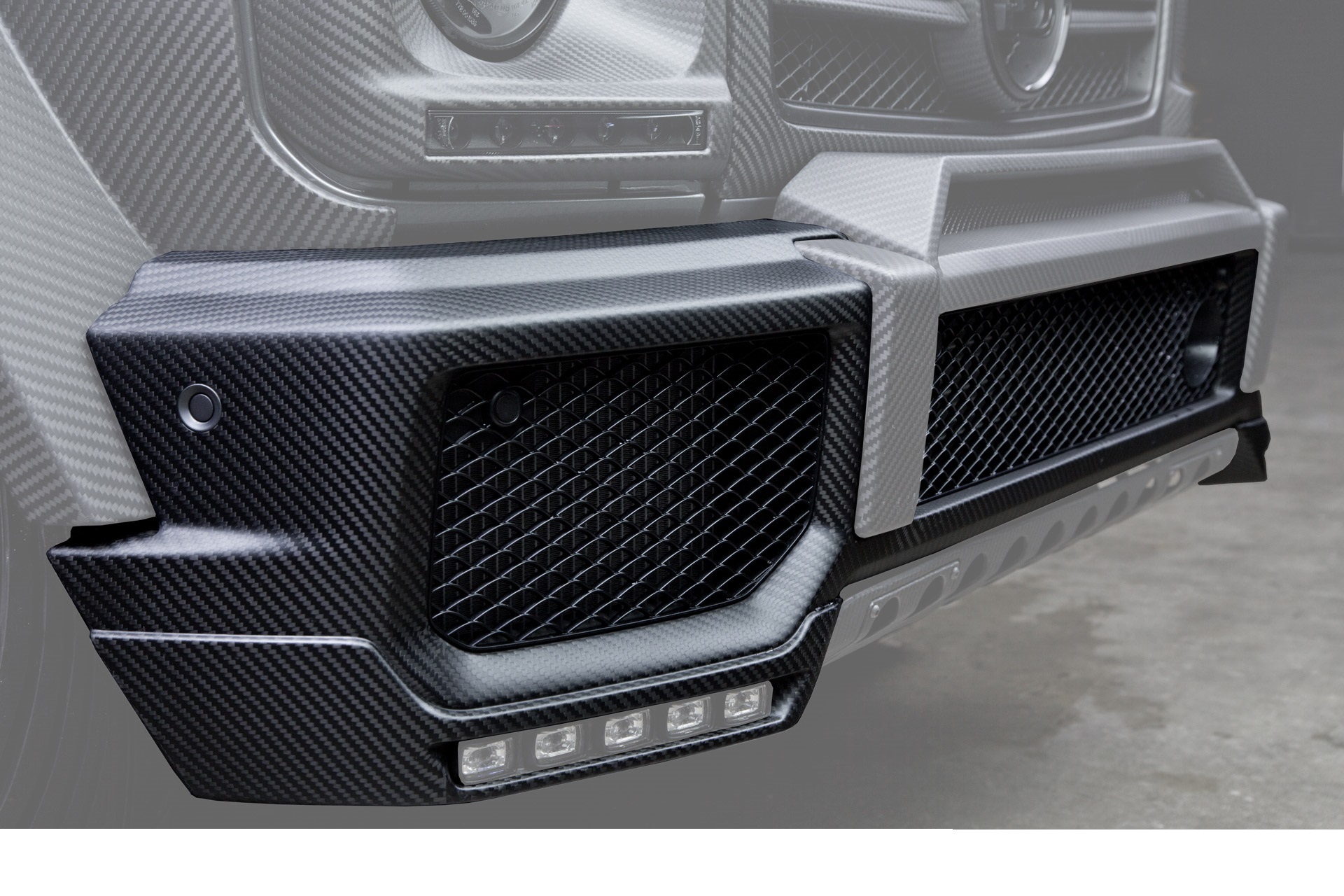 Carbon Fiber Bumper for Mercedes G-class W463 Buy with delivery, installation, affordable price ...