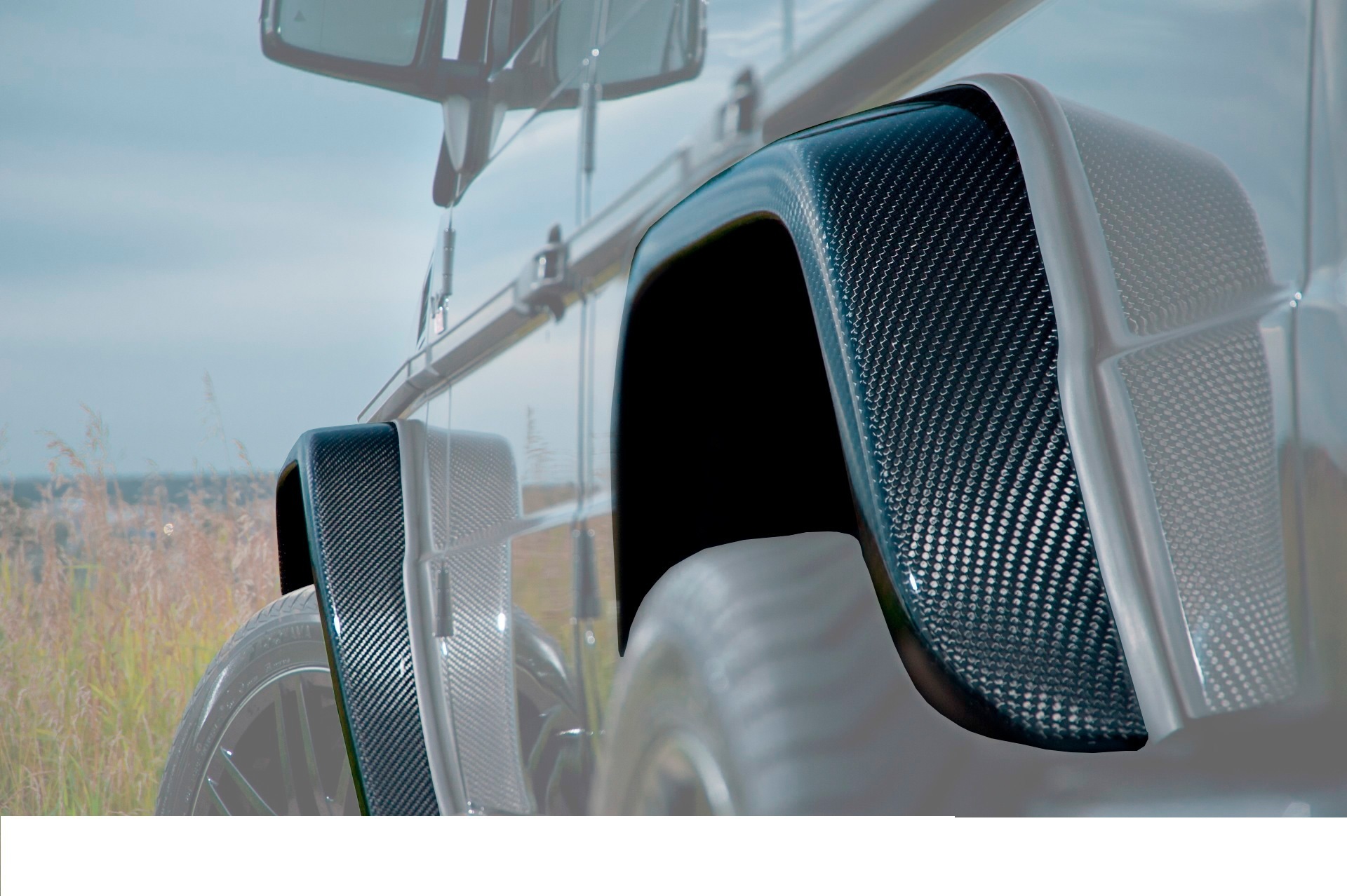 Carbon Fiber Expanders for Mercedes G-class W463 Buy with delivery, installation, affordable ...