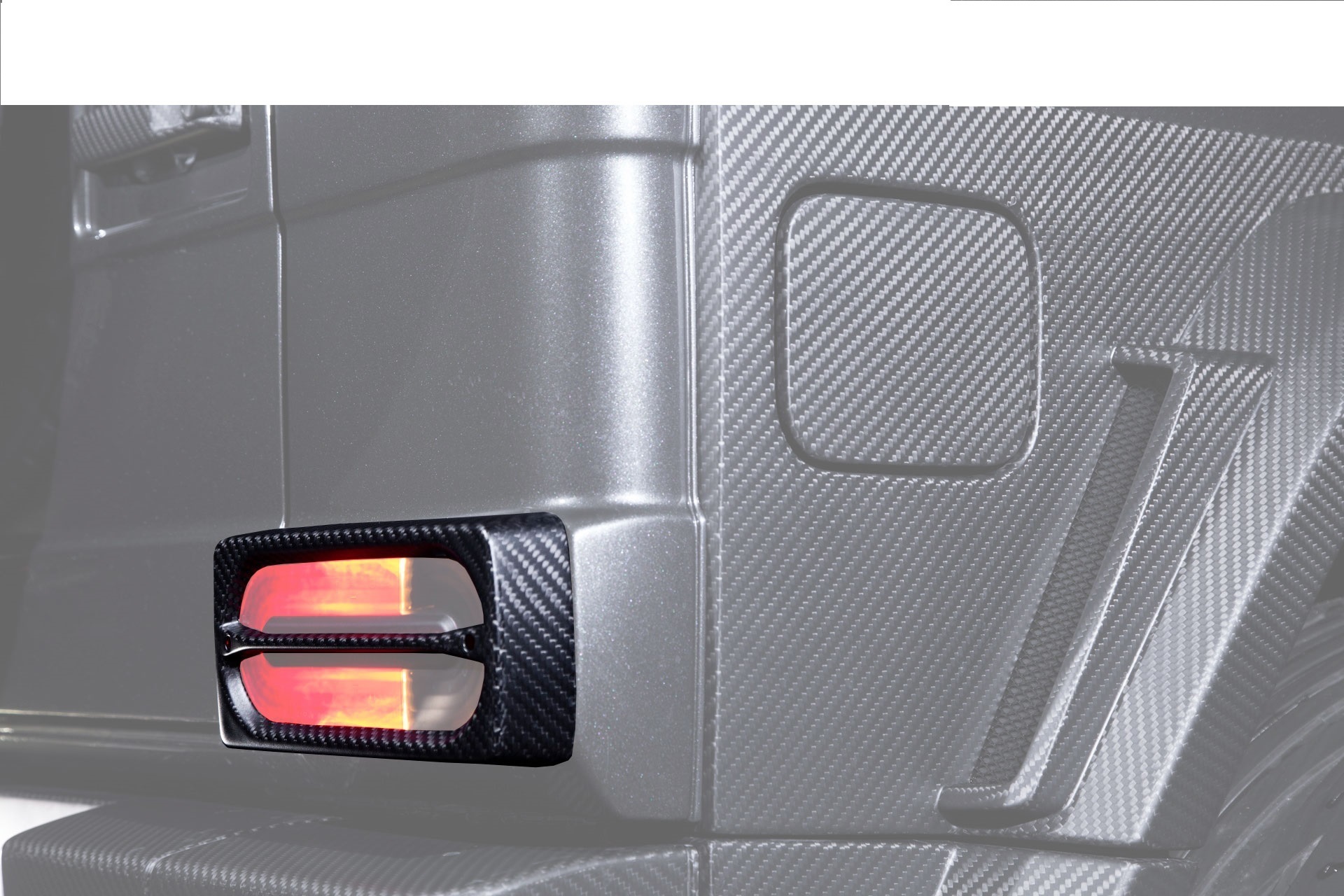 Carbon Fiber Lamp Covers for Mercedes G-class W463 Buy with delivery, installation, affordable ...