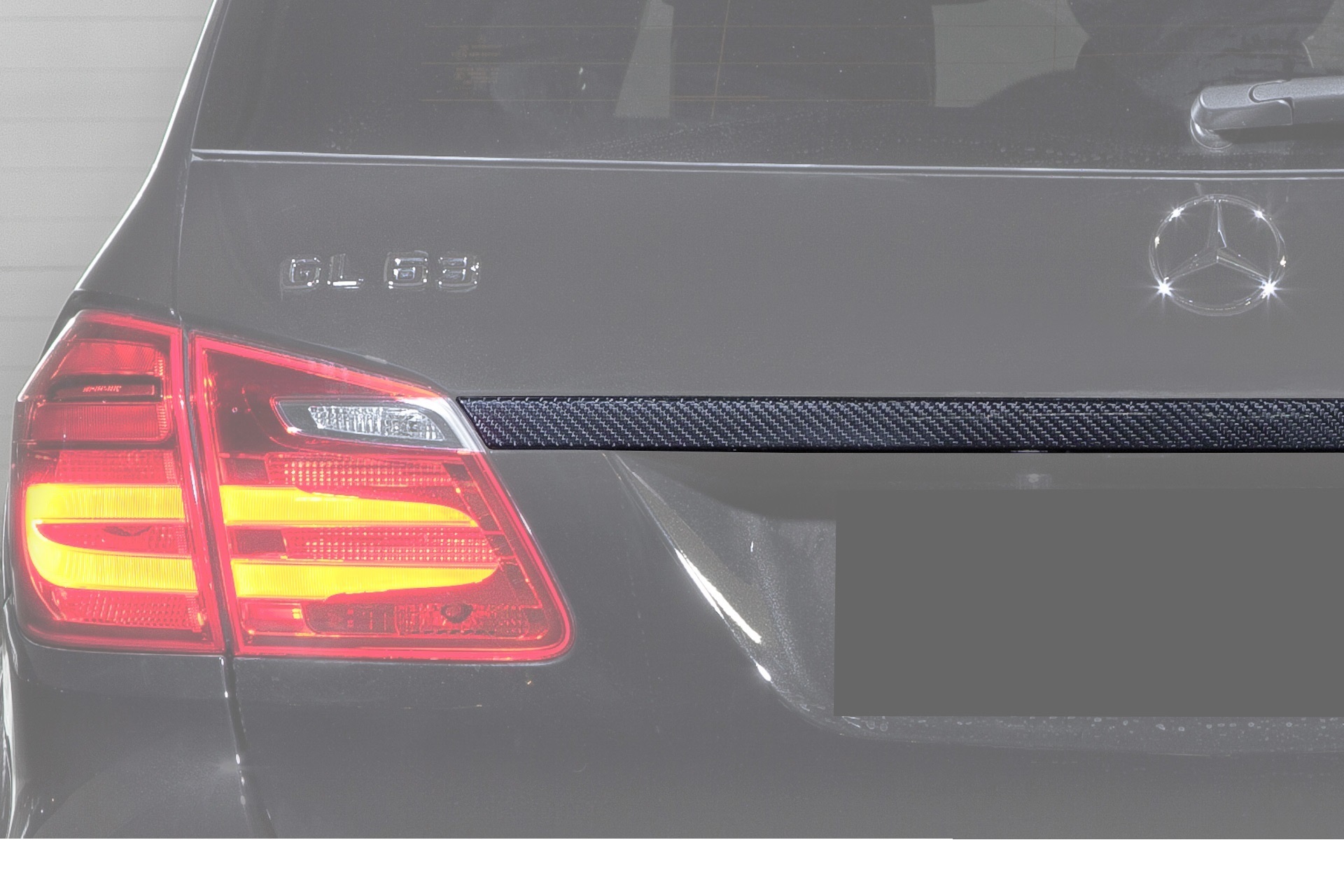 Hodoor Performance Carbon Fiber Trim Above The Number 63 AMG Style for ...