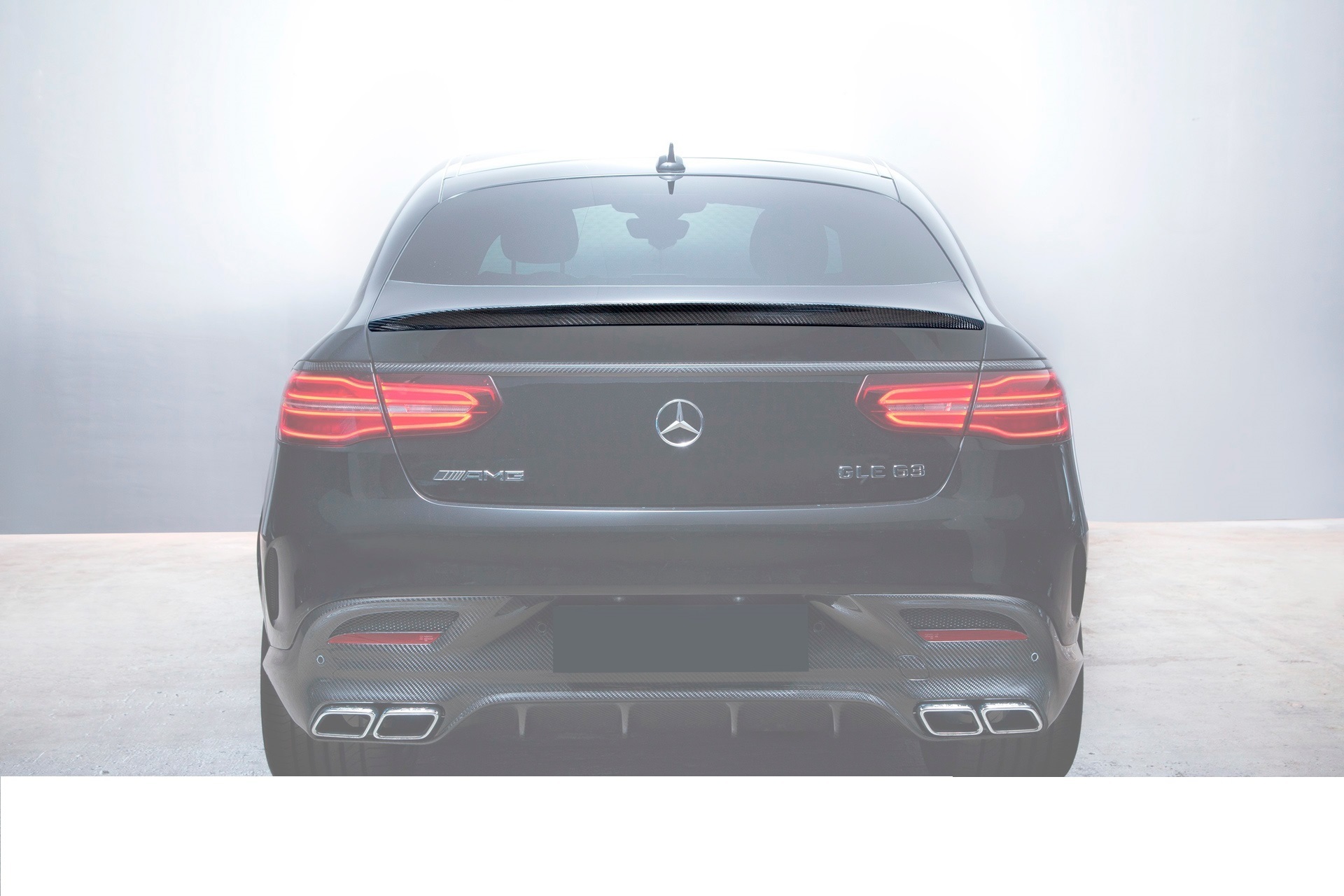 Hodoor Performance Carbon Fiber Trunk Spoiler 63 AMG Style for Mercedes ...