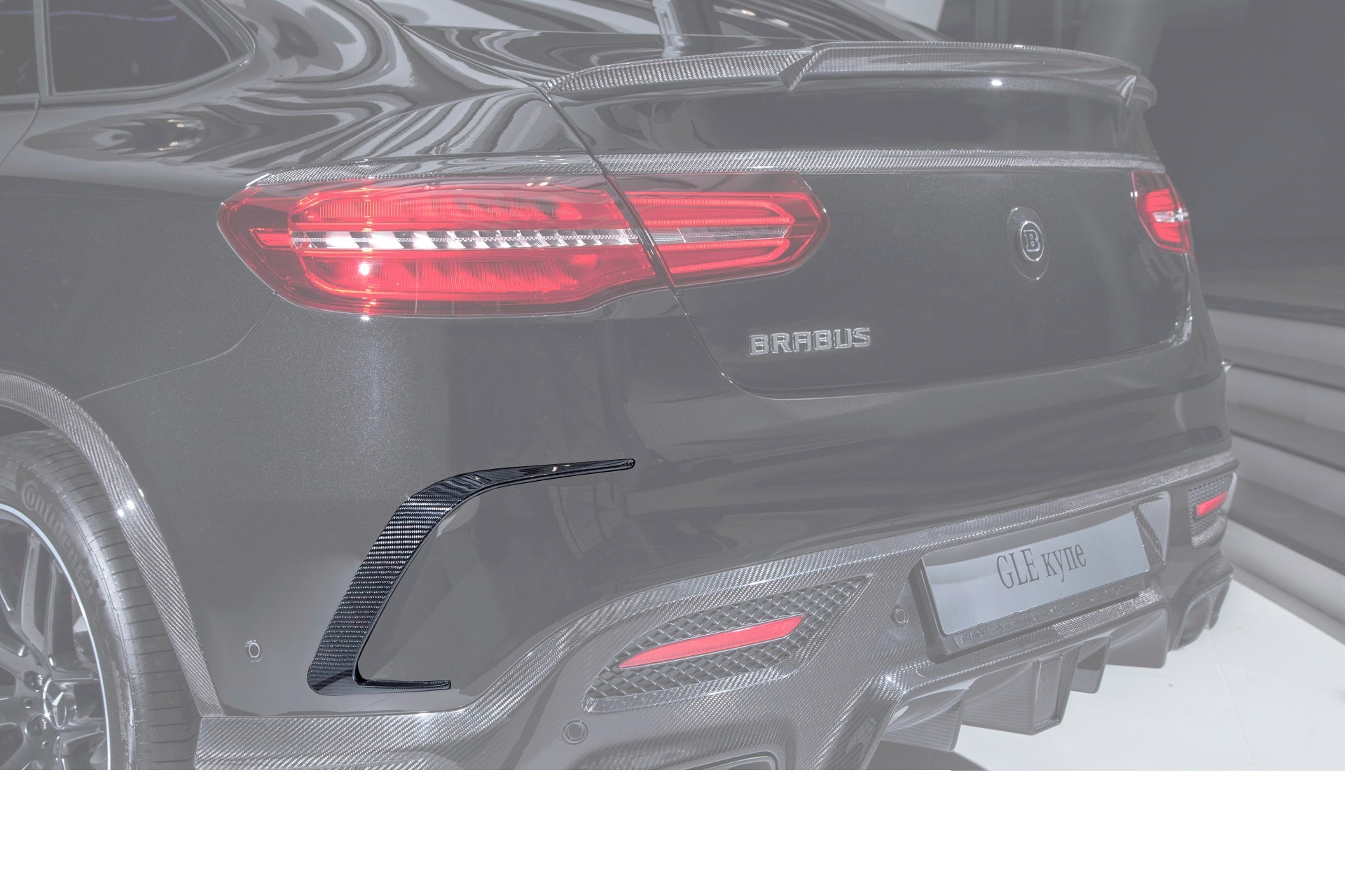 Carbon Fiber Rear Bumper Air Intakes 63 AMG for Mercedes GLE coupe C292 ...