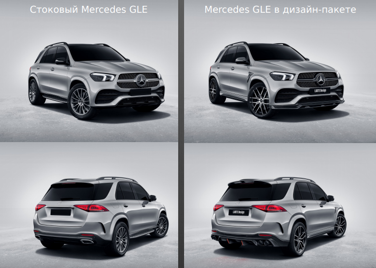 Larte Design body kit for Mercedes GLE V167 Buy with delivery ...