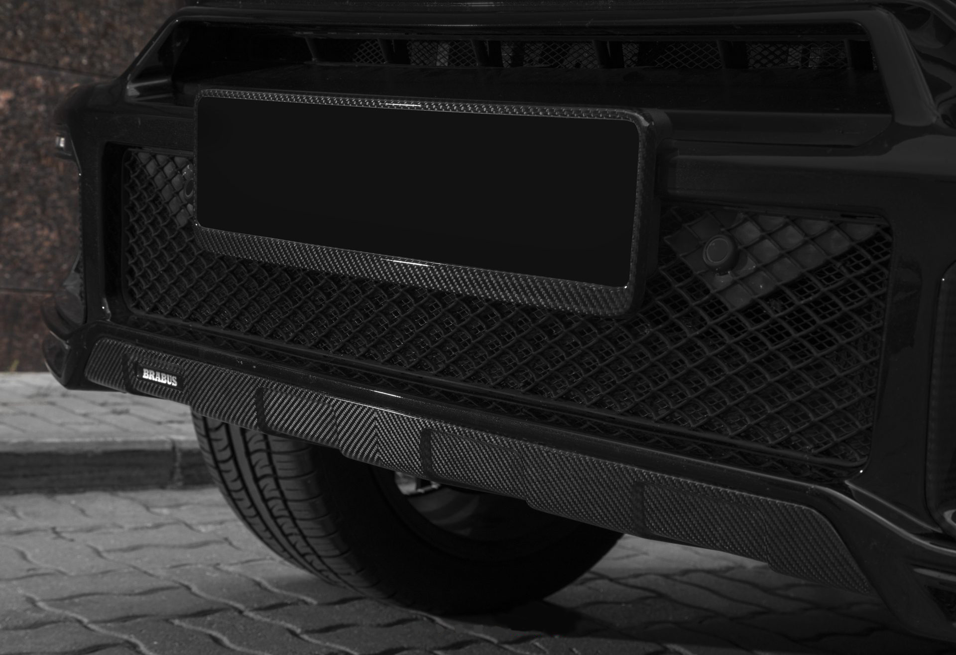 Carbon Fiber Front And Rear Bumper Protection Widestar for Mercedes G ...