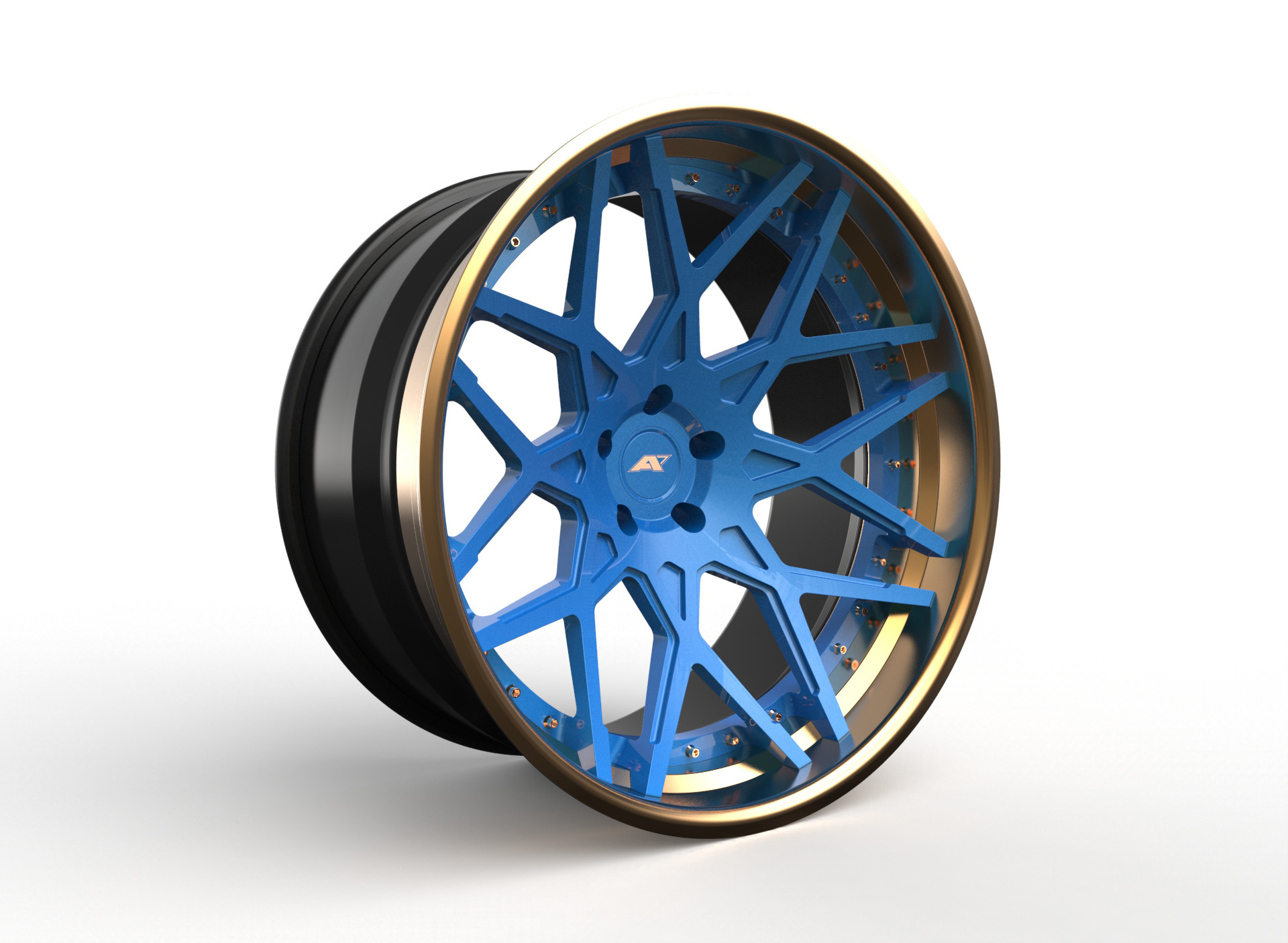 AMP Forged Wheels AMP 8V-3P STEP LIP Buy with delivery, installation ...