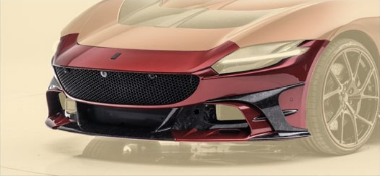 Front bumper Mansory Carbon for Ferrari Roma Køb med levering ...
