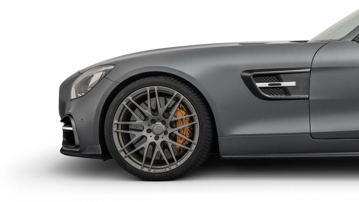 Front fender attachements BS Style Carbon for Mercedes AMG GT Coupe ...