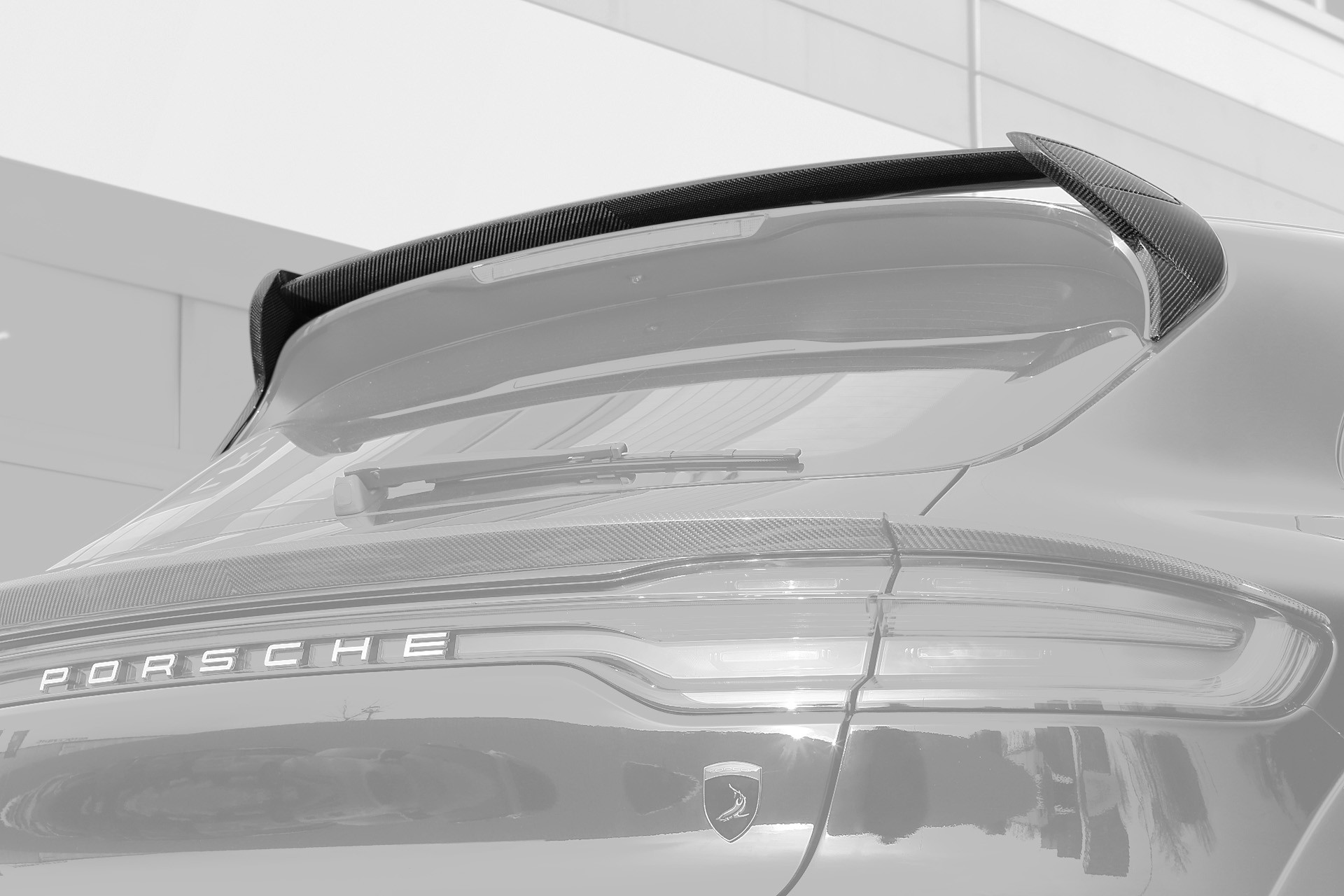 Rear spoiler top Carbon Topcar Design for Porsche Macan Ursa 2020 Buy ...