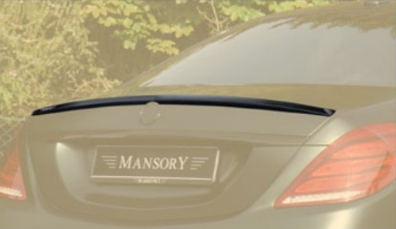 Soft Rear deck lid spoiler Mansory Carbon for Mercedes S-class W222 ...