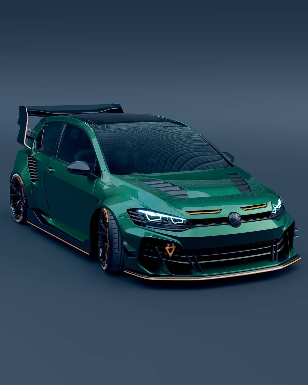Volkwagen Golf 7 Custom Body Kit by Hycade Buy with delivery ...