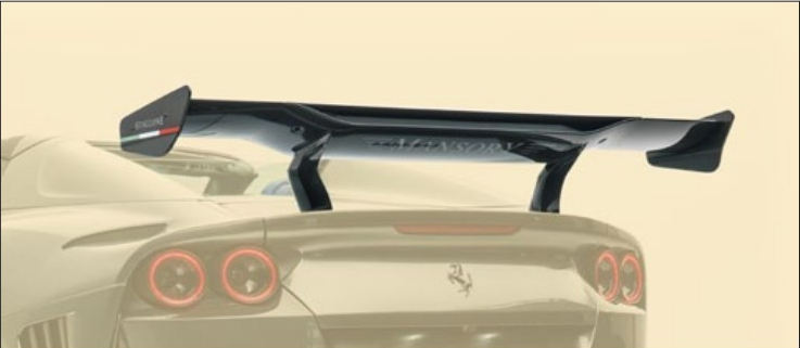 Rear wing - 812 GTS Mansory Carbon for Ferrari 812 Stallone V2 买带送货，安装 ...