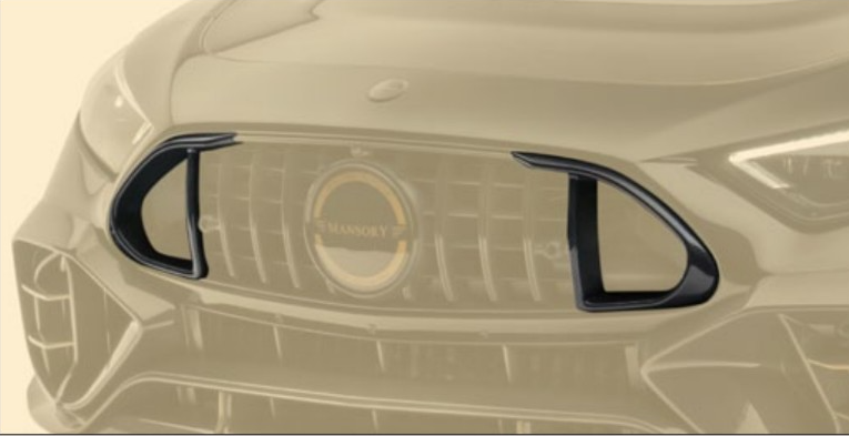 Air intake for front mask Mansory Carbon for Mercedes SL-class R232 AMG ...