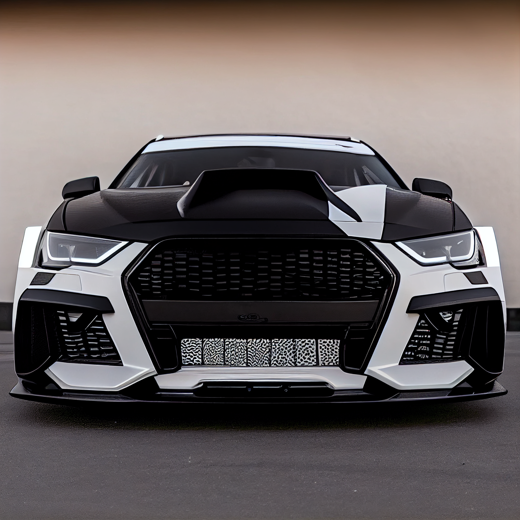 AI Custom Design Wide Body Front Bumper for Audi RS6 Ver4.1 Buy with ...