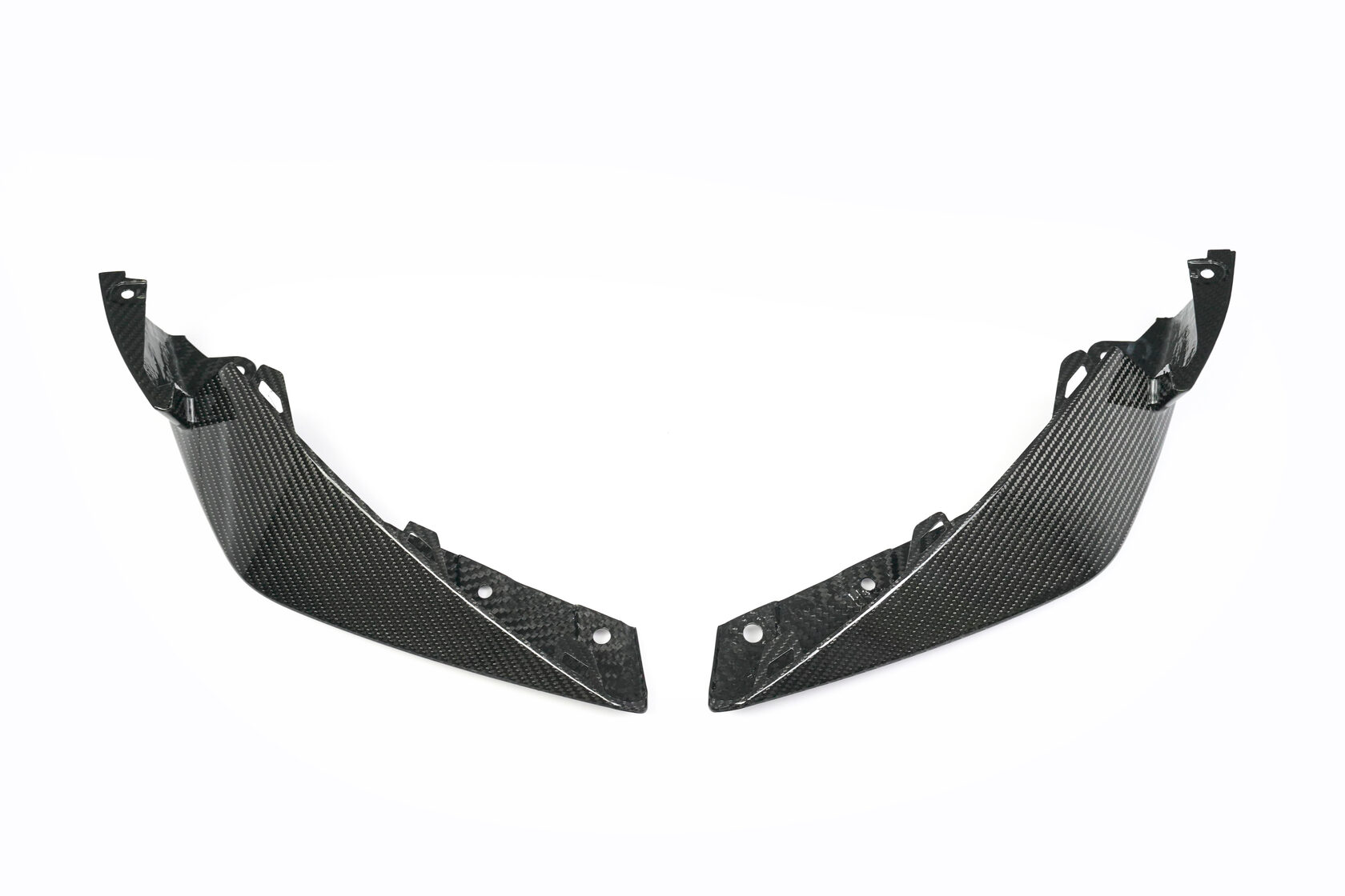 Front bumper blades M Performance Carbon for BMW M3 G80 Touring Buy ...