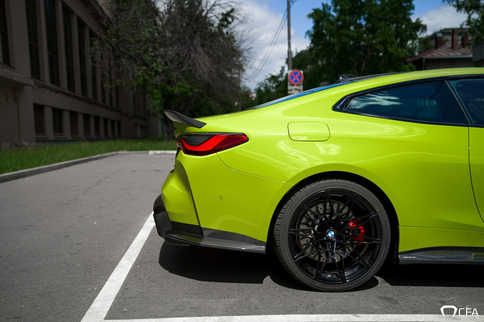 Diffuser Streetfighter Carbon for BMW M4 G83 Cabrio + Rear bumper side ...