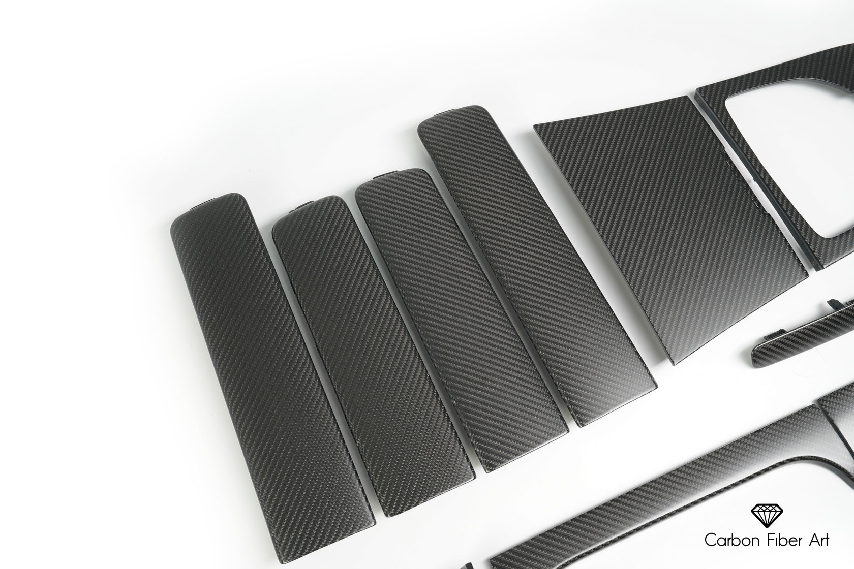 LHD Interior panels Forged Carbon for Mercedes G-class W463A Buy with ...