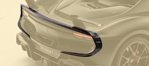 Rear spoiler with air splitter Mansory for Ferrari 296 GTB Buy with ...