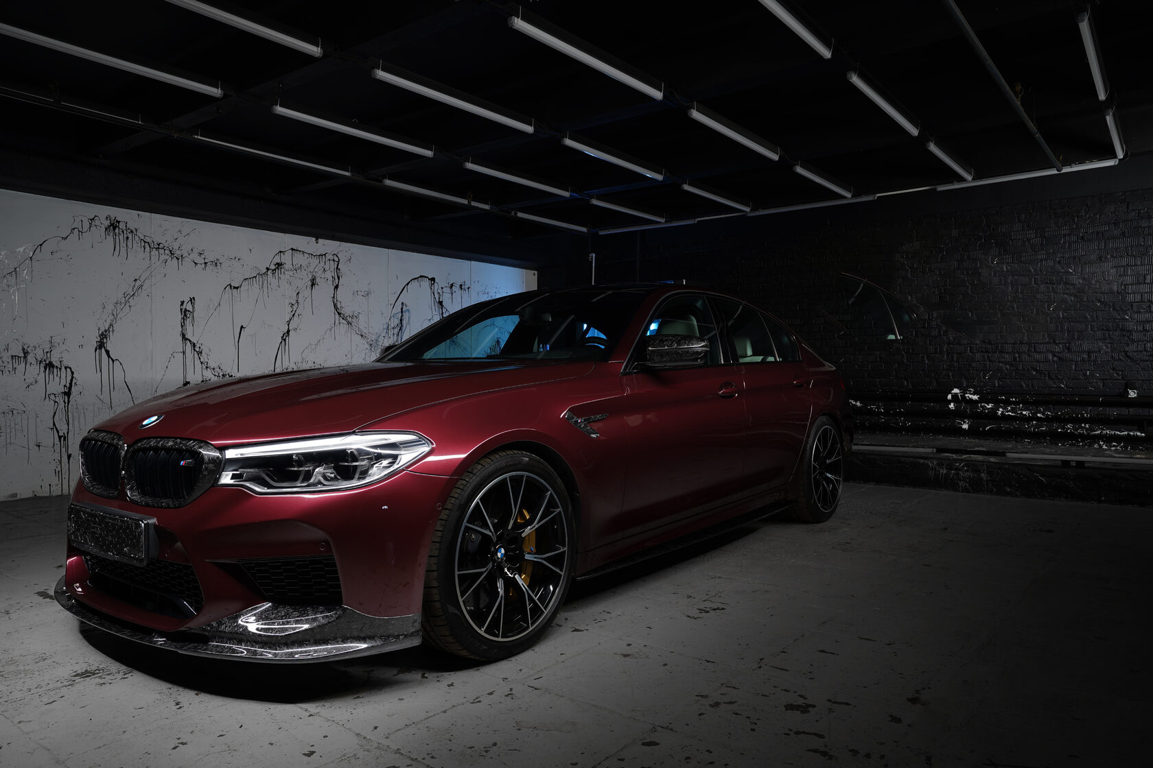 Front bumper lip 3d design Forged Carbon for BMW M5 F90 Buy with ...