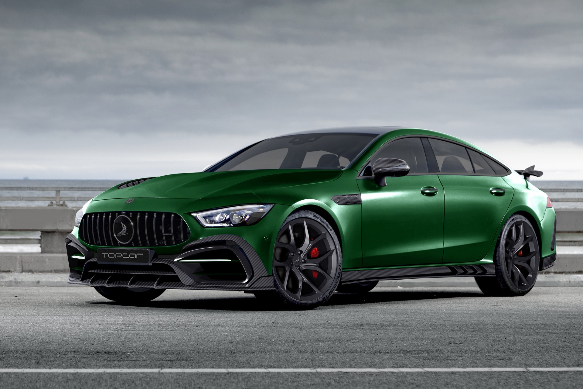 Topcar Design Body kit for Mercedes AMG GT X290 4 Door Inferno 买带送货，安装 ...