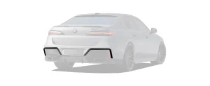 Rear bumper side inserts Renegade Design for BMW 7 series G70 Buy with ...