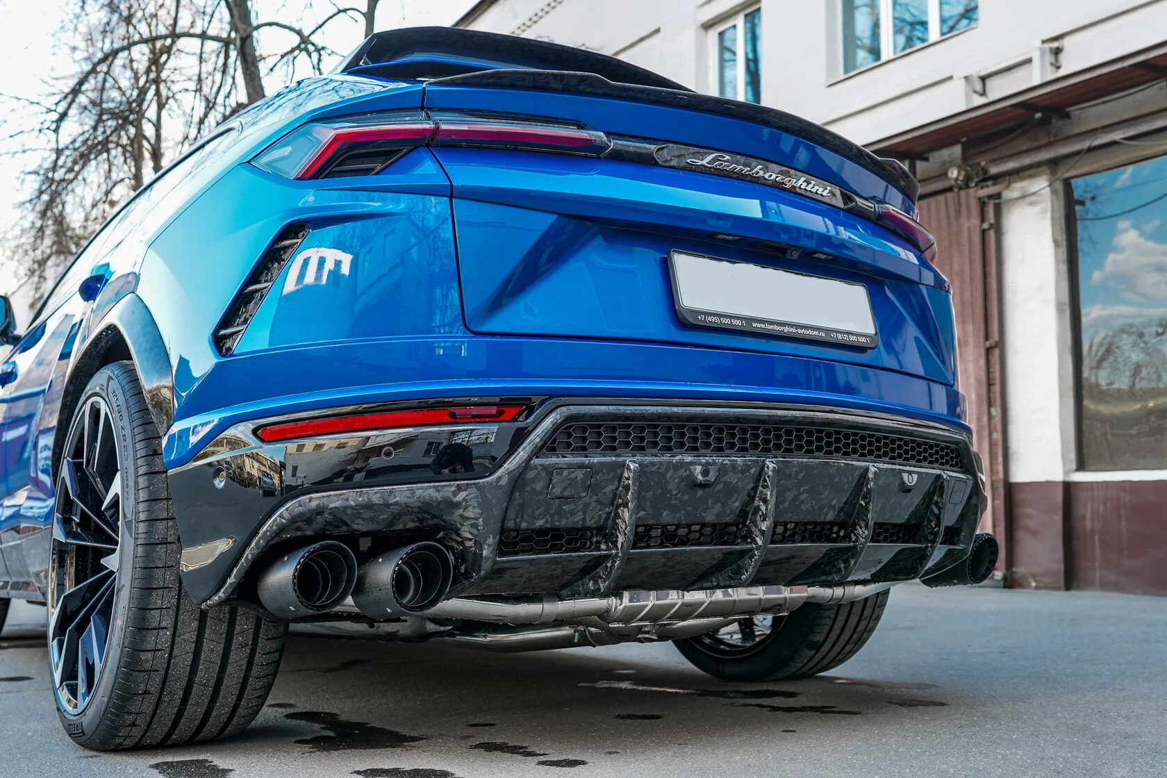 Trunk spoiler Carbon for Lamborghini Urus Performante Buy with delivery ...