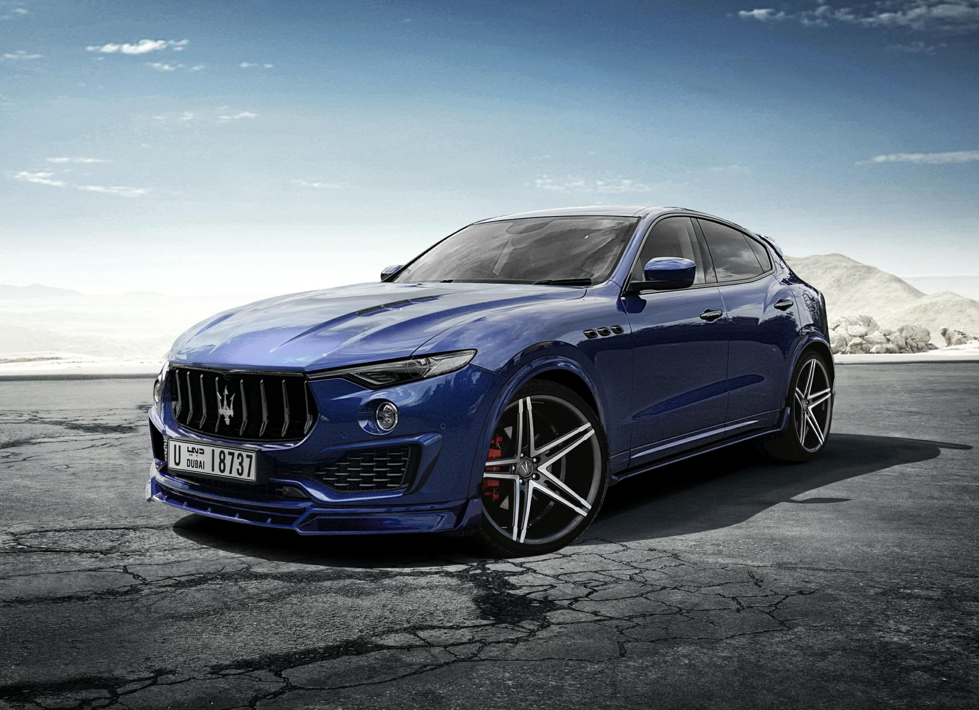 Renegade Design body kit for Maserati Levante Køb med levering ...