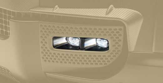 Double light for front bumper Mansory for Land Rover Defender 110 Buy ...