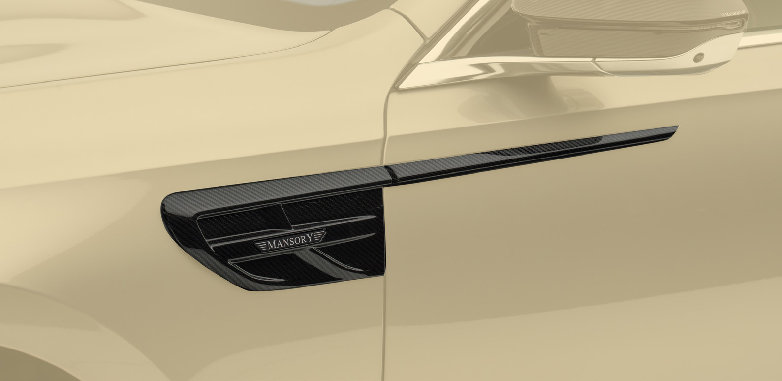 Door stripe and front fender emblem Mansory for BMW 7 series G70 Buy ...