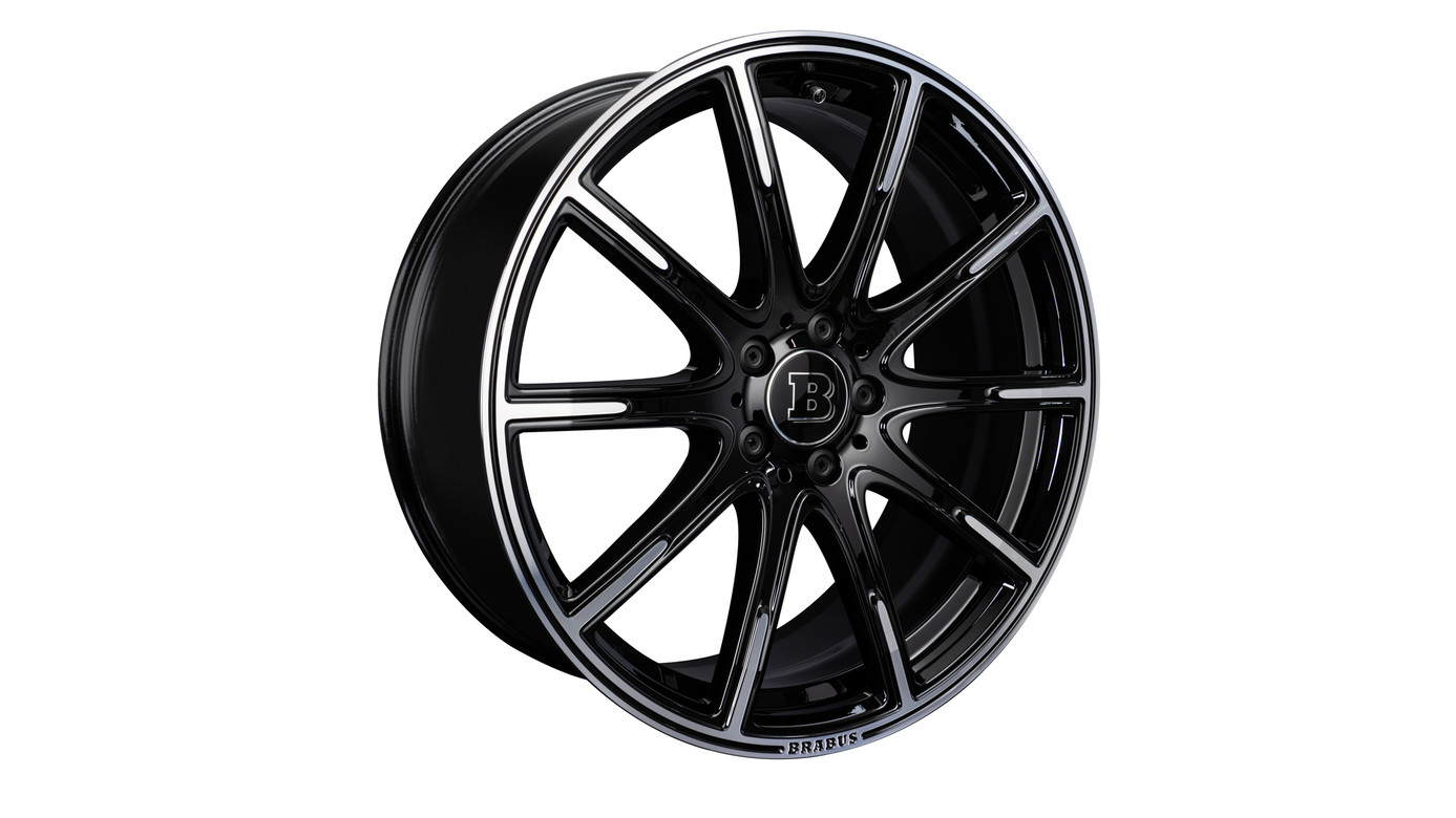 A set of 23 inch Forged wheels Brabus Monoblock Z for Mercedes-Benz GLS ...