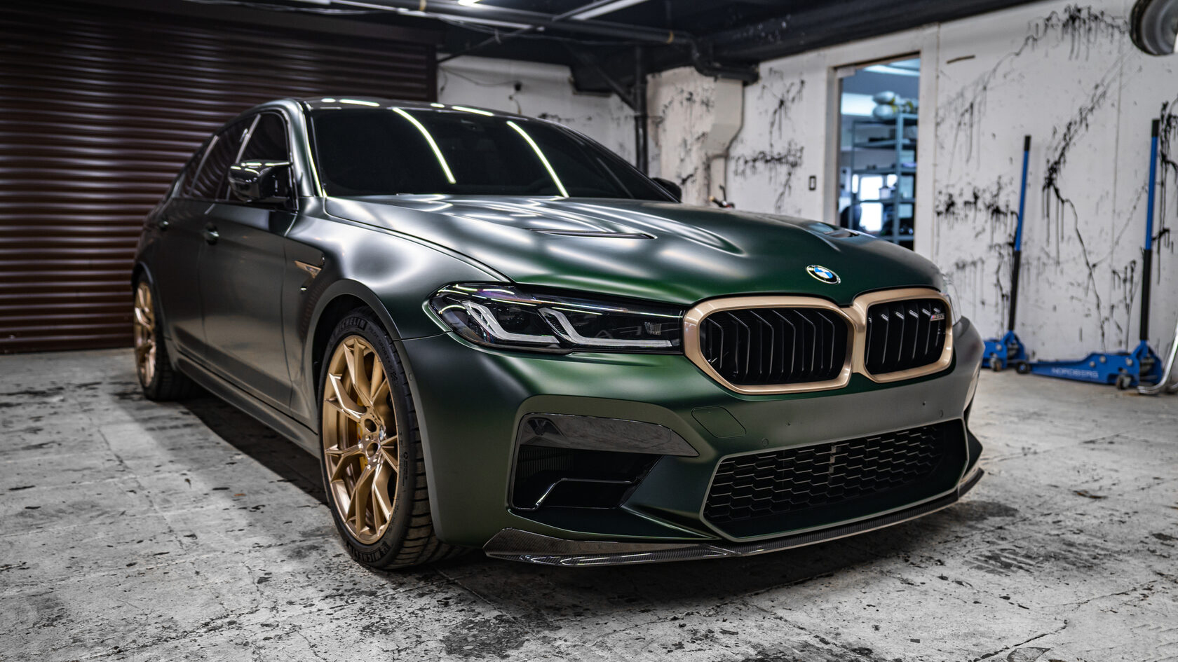 Front bumper lip Club Sport Carbon for BMW M5 F90 LCI Restyling Buy ...