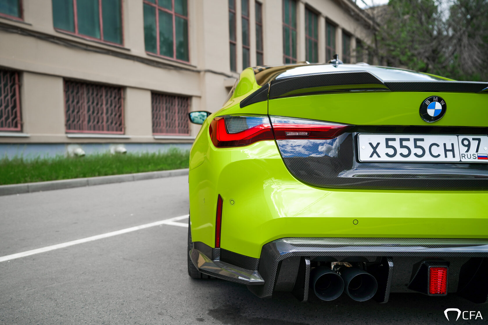 Diffuser Streetfighter Carbon for BMW M4 G83 Cabrio + Rear bumper side ...