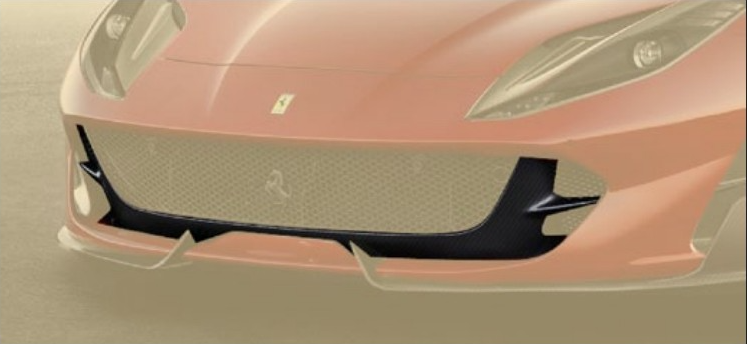 Front splitter Mansory Carbon for Ferrari 812 Softkit Buy with delivery ...