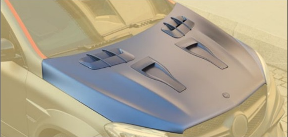 Engine bonnet primed Mansory carbon for Mercedes GLE Coupe C292 Buy ...