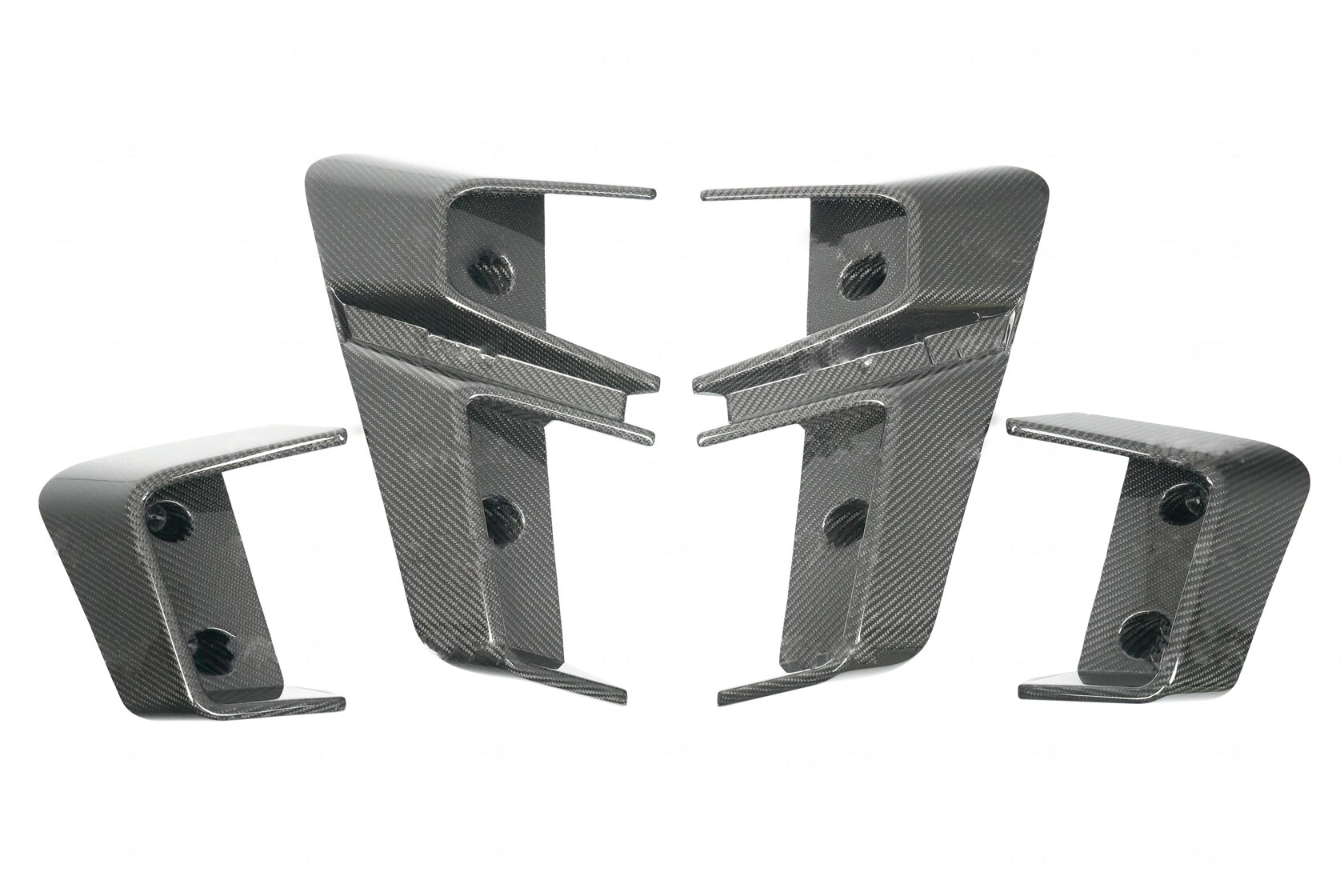 Inserts for front and rear fenders Carbon for Mercedes G-class W463A ...