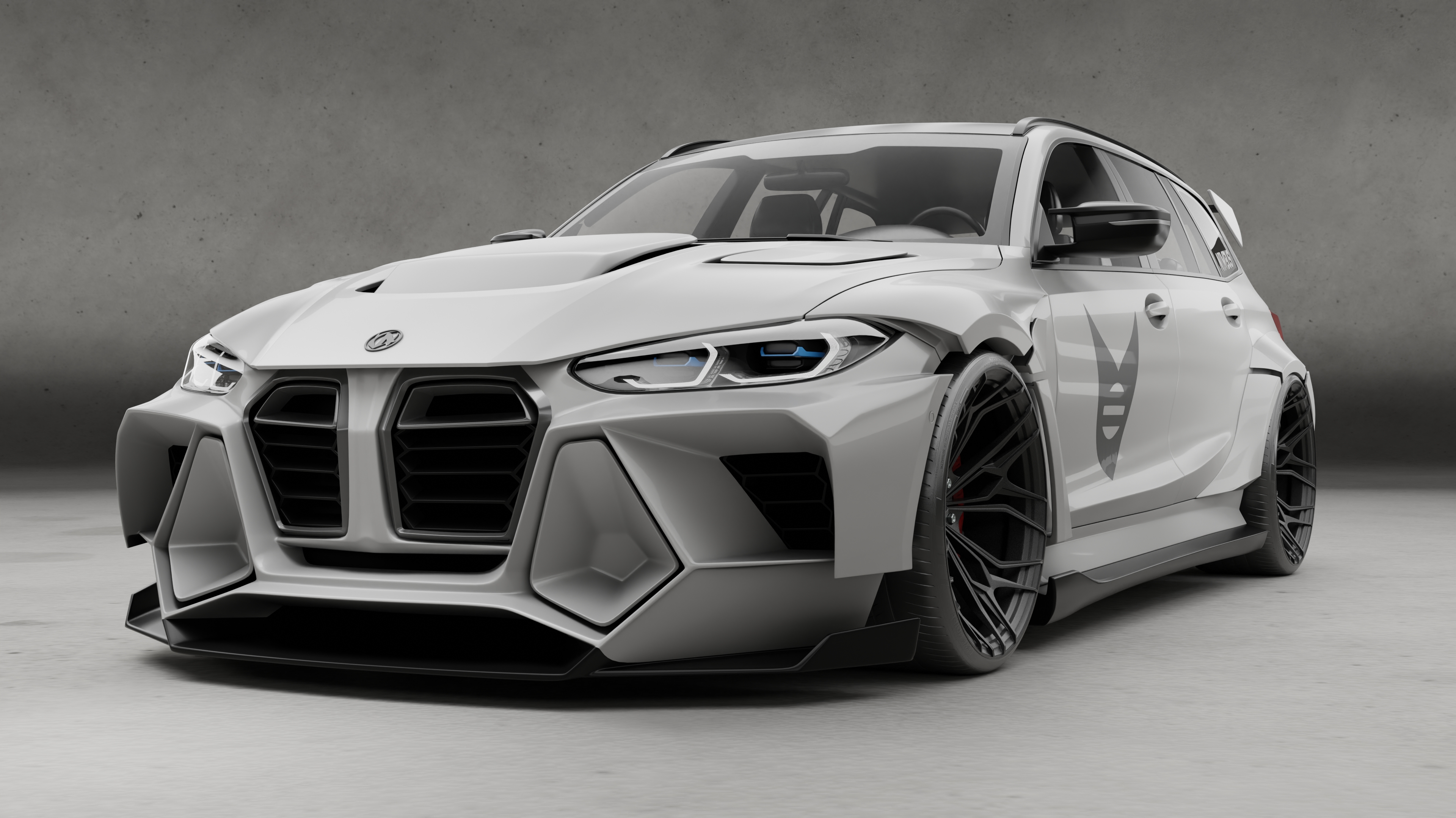 BMW М3 G81 Touring Custom Design Wide Body Kit "Nimbus" by Bête Noire ...