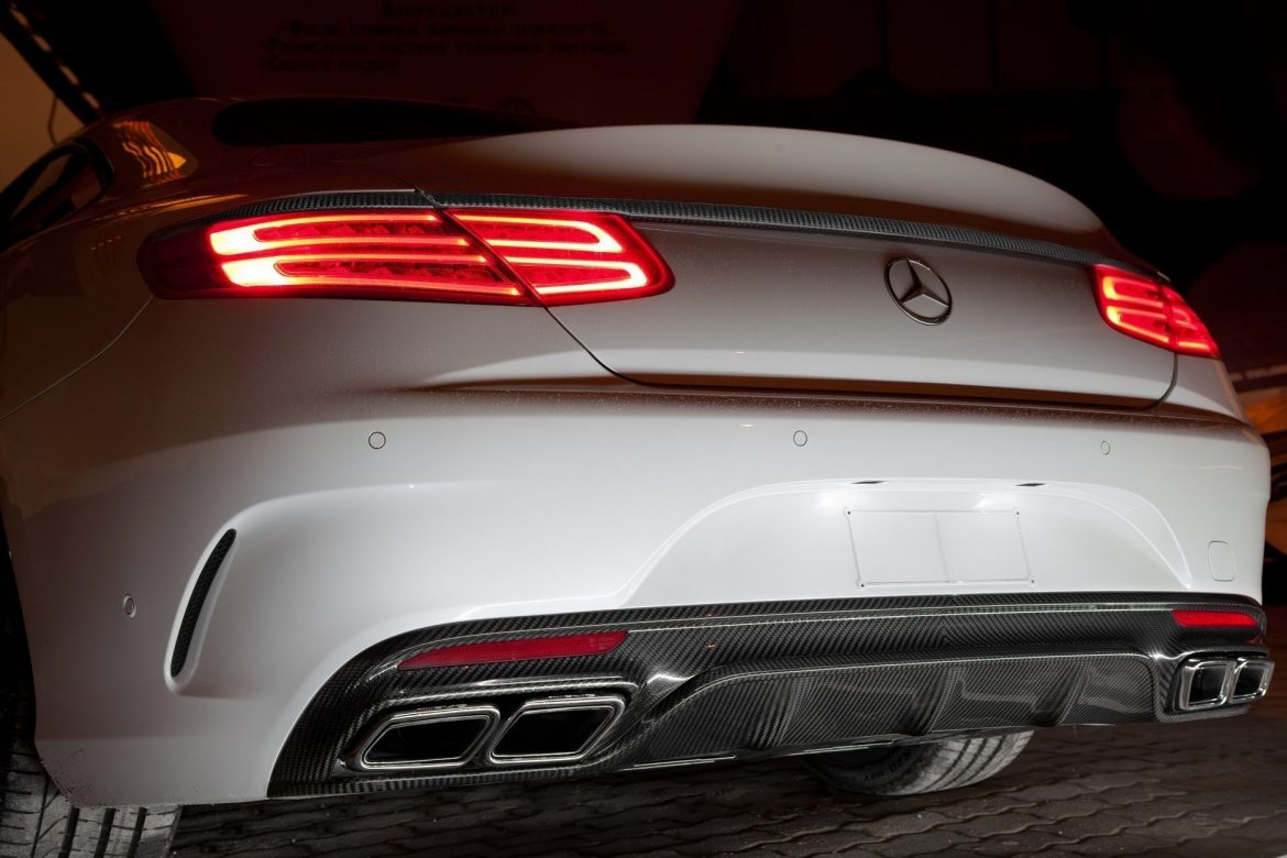 Diffuser version 3 Carbon for Mercedes S-class Coupe C217 Restyling Buy ...