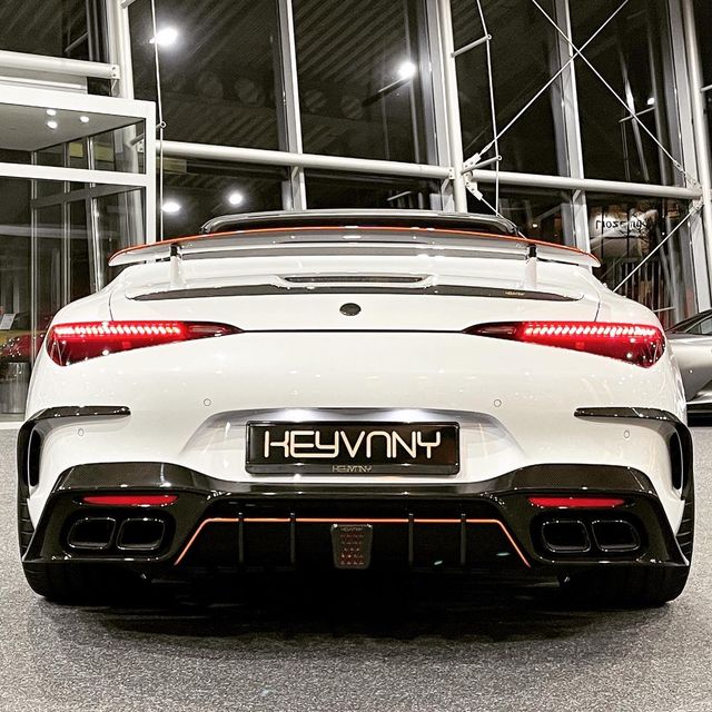 Keyvany Carbon Fiber Body kit set for Mercedes-Benz SL-class R232 AMG63 ...