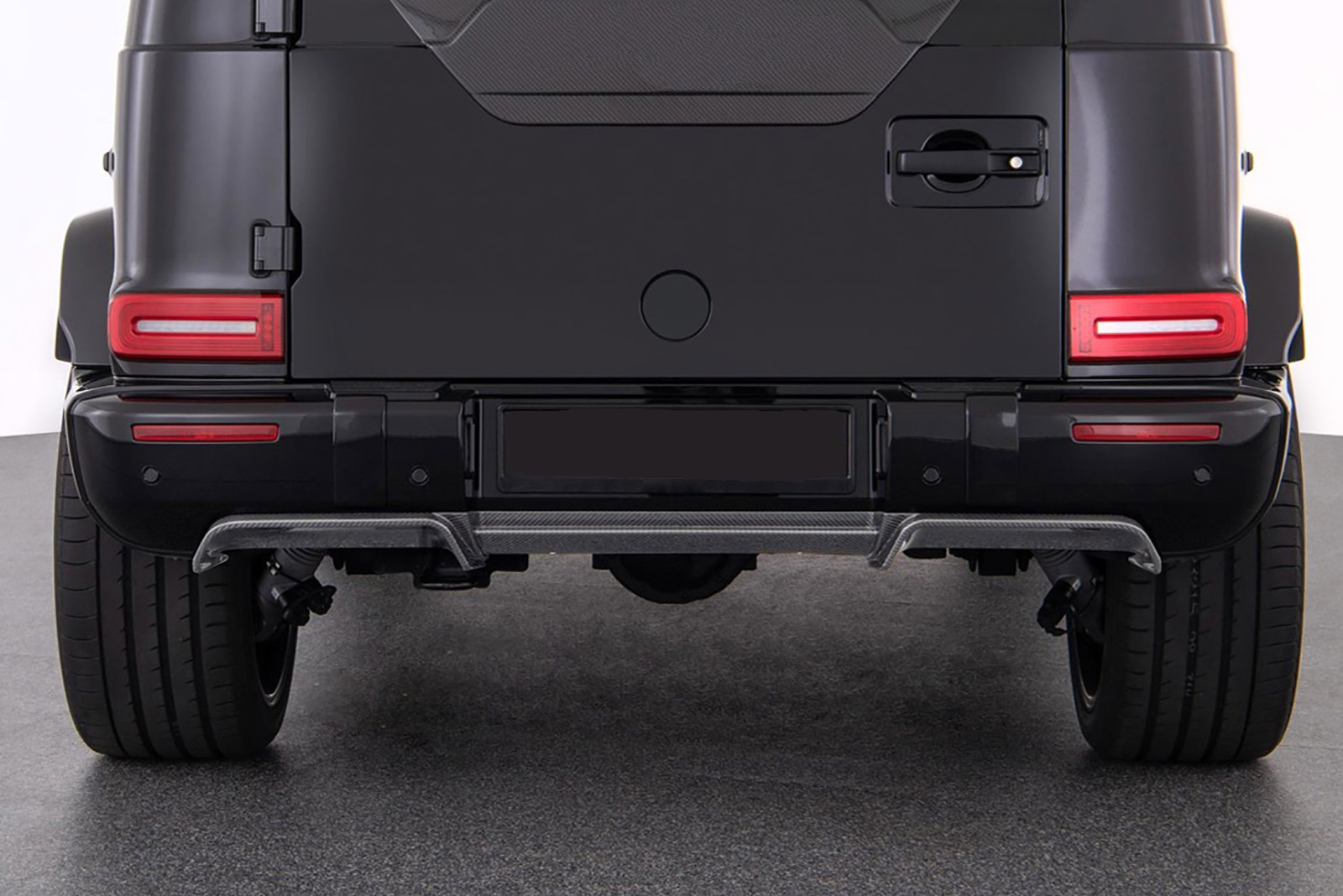 BS Style rear diffuser carbon for Mercedes G-class W463A AMG G 63 Buy with delivery ...