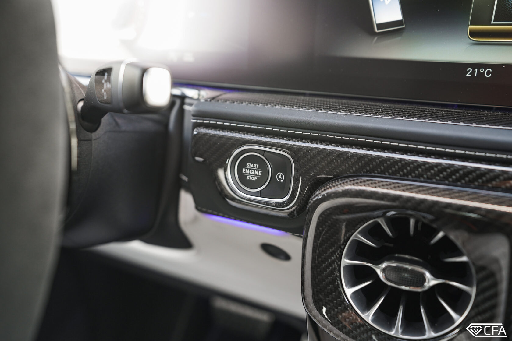 Cabin air ducts Forged Carbon for Mercedes G-class W463A Buy with ...