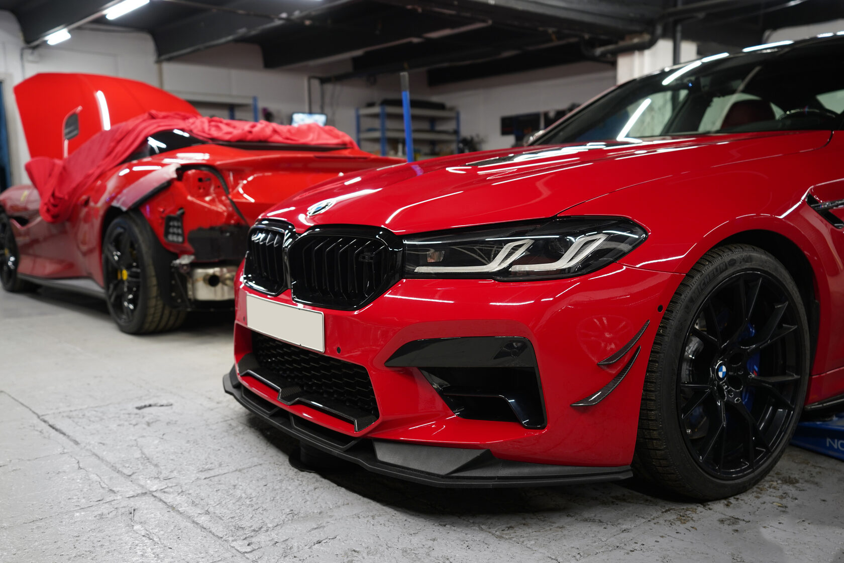 Canards Super Jet Carbon for BMW M5 F90 LCI Restyling Buy with delivery ...