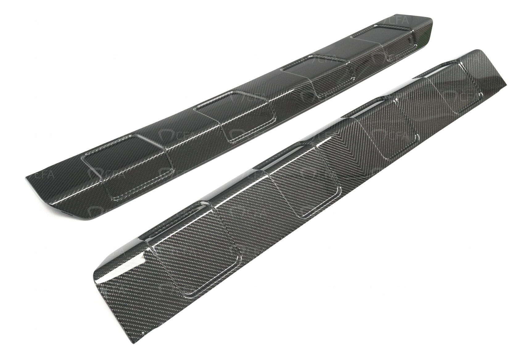 Inserts in the front and rear bumper Forged Carbon for Mercedes G-class W463A Køb med levering ...