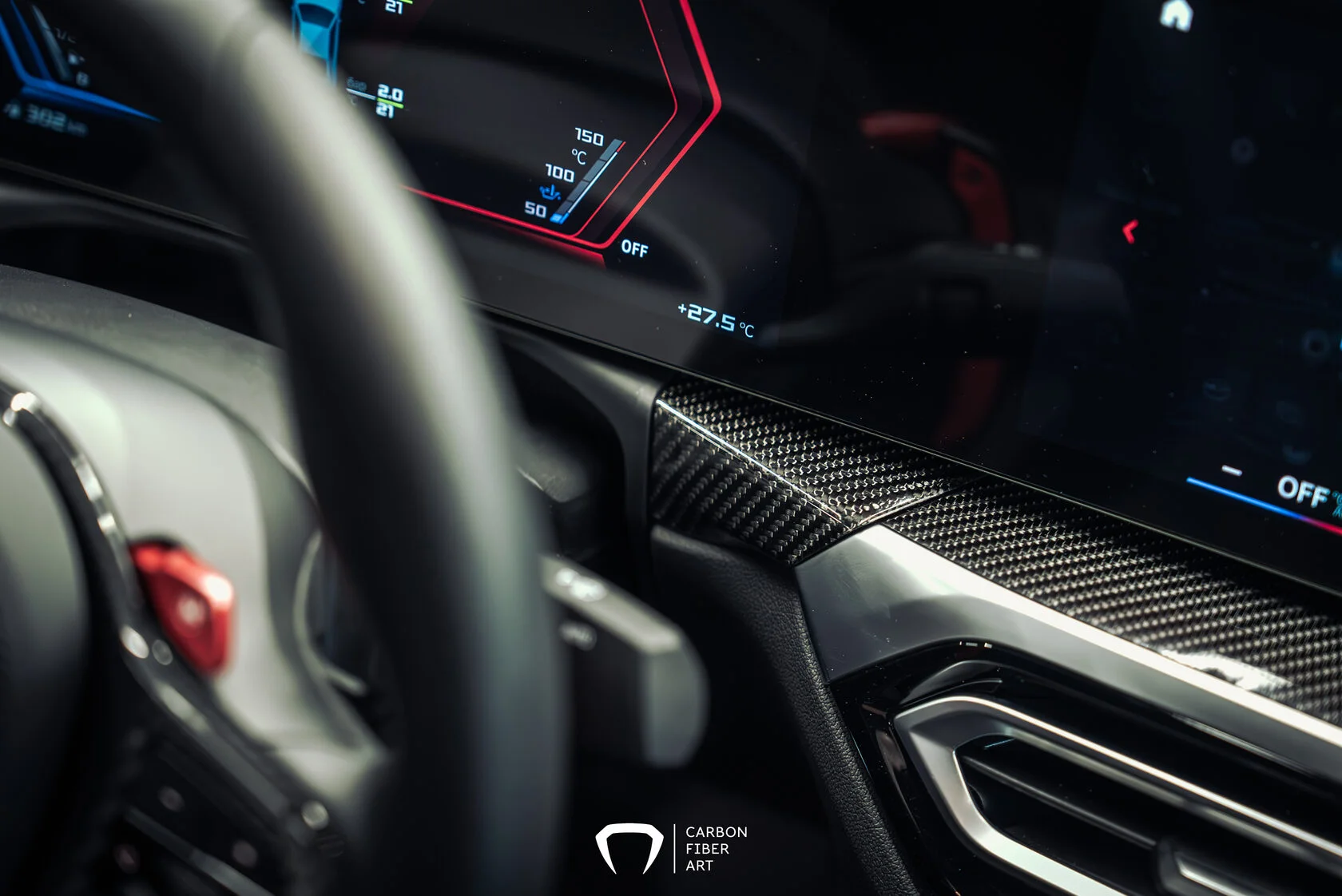 Additional LCI Display Panels Carbon for BMW 3 series G20 Buy with ...