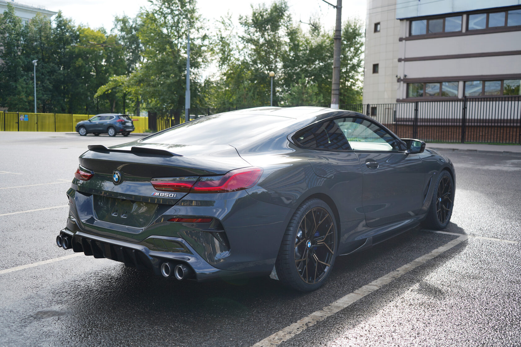 Rear bumper diffuser Carbon for BMW 8 series G14/G15/G16 Coupe Buy with ...