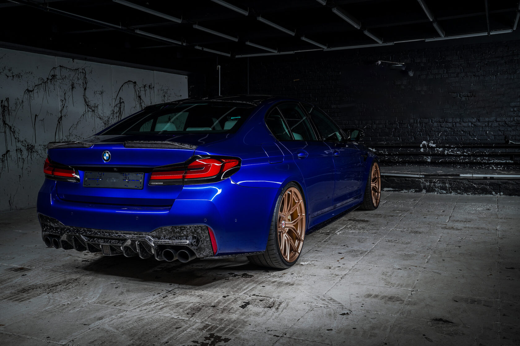 Forged Carbon Fiber Body kit set for BMW M5 F90 LCI Restyling Buy with ...