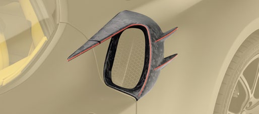 Rear fender air intakes splitter Mansory for Ferrari 296 GTB Buy with ...