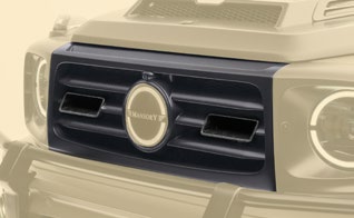 Fully carbon front mask with performance grill Mansory for Mercedes G ...