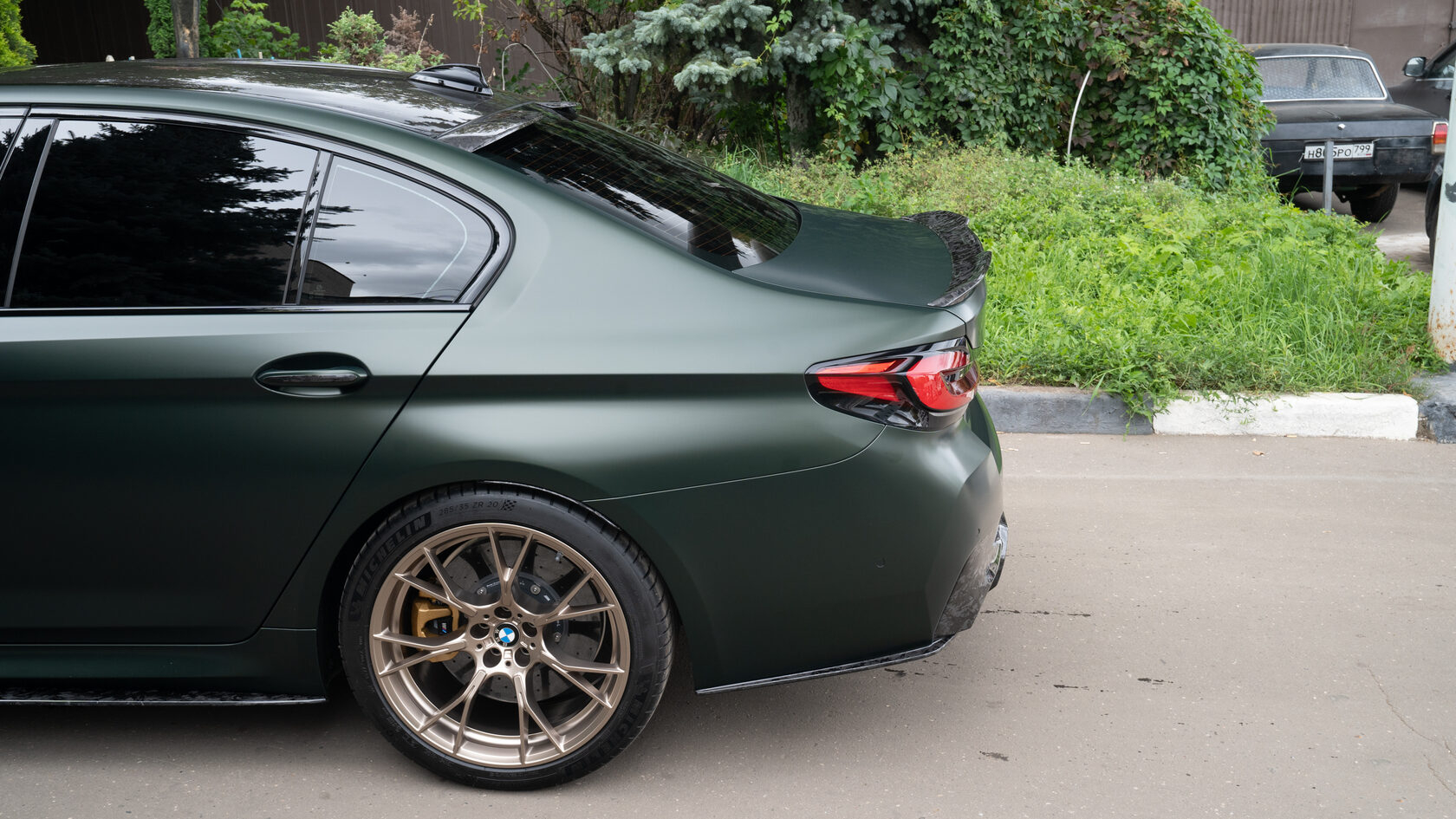 Roof spoiler Super Jet Forged Carbon for BMW M5 F90 Buy with delivery ...