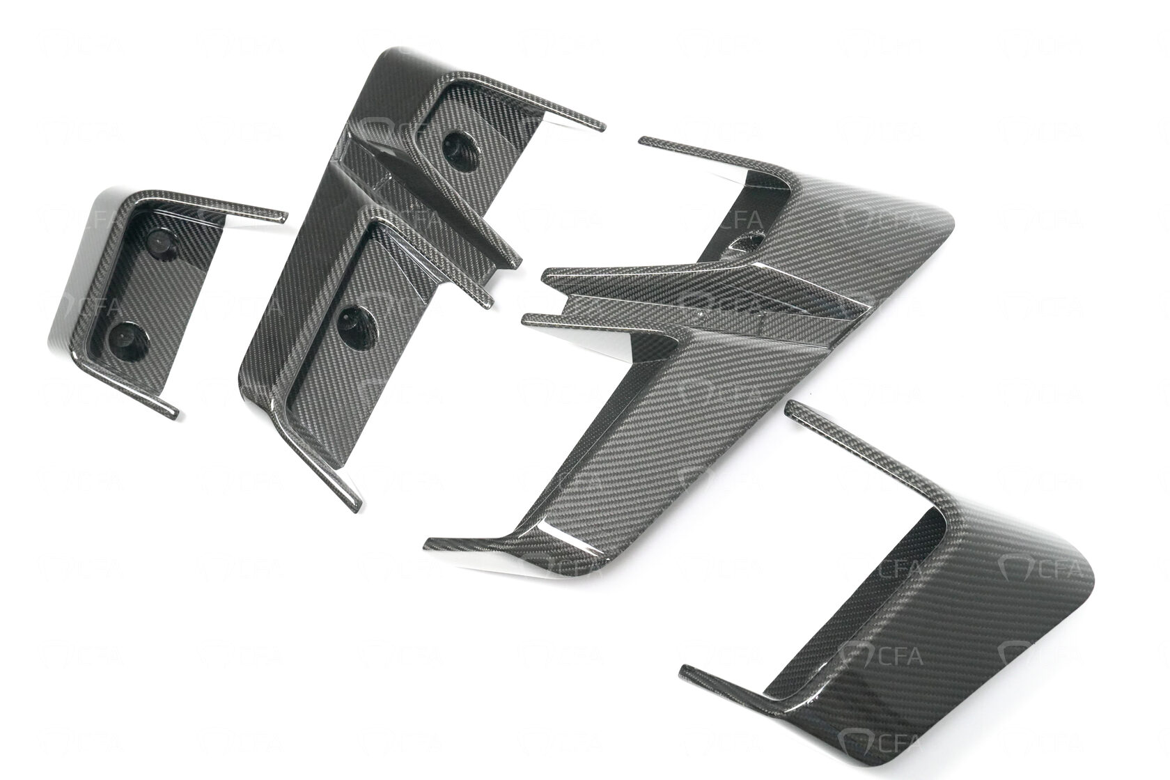 Inserts for front and rear fenders Carbon for Mercedes G-class W463A Buy with delivery ...