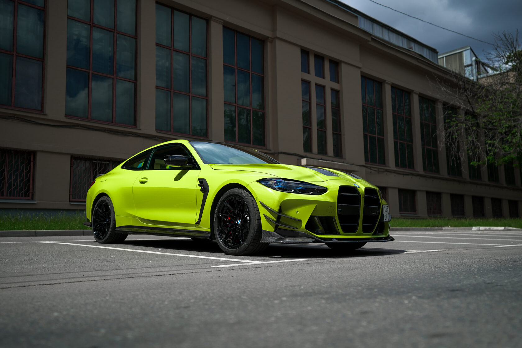 Front bumper lip Streetfighter Carbon for BMW M3 G80 Buy with delivery ...