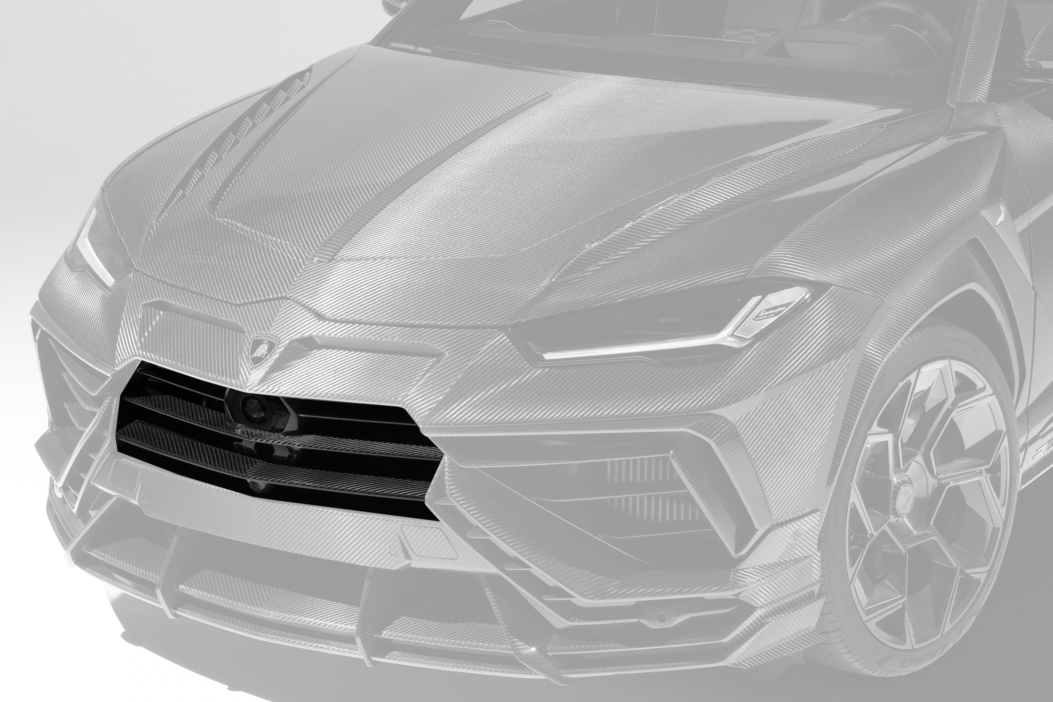 Front air intake central part Topcar Design for Lamborghini Urus R'Evo ...